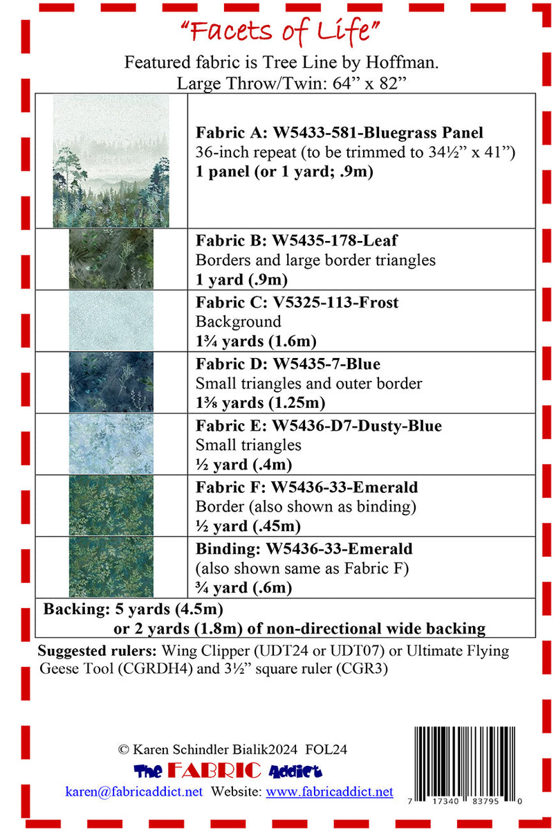 Facets of Life pattern – Pat on the Back