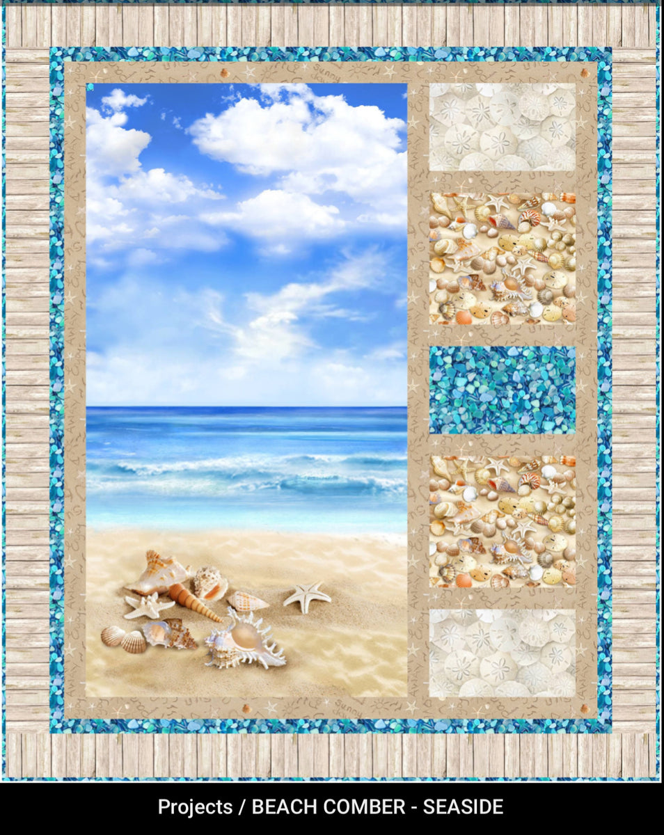 Timeless Treasures Beachcomber with shells – Pat on the Back
