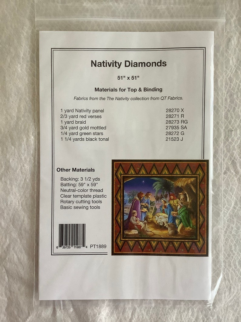The Nativity quilt kit – Pat on the Back